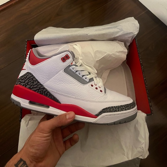 Jordan | Shoes | Air Jordan 3 Fire Red | Poshmark